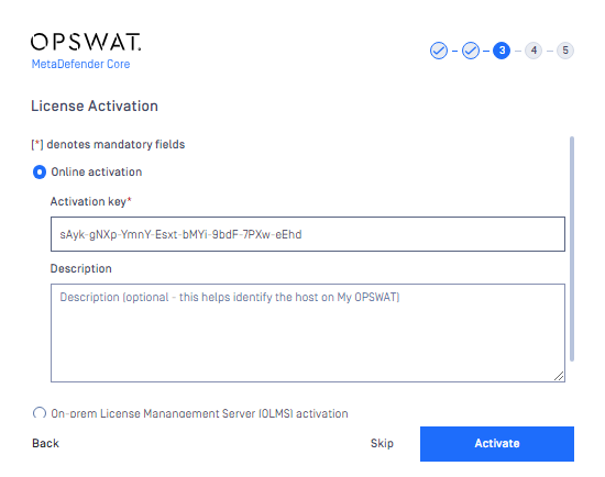 MetaDefender Core の初期設定 :: MetaDefender Core ハンズオン