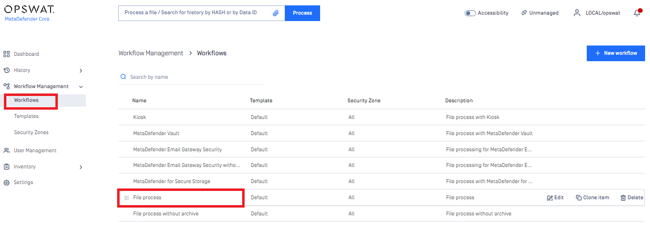 MetaDefender Coreの管理 :: MetaDefender Core ハンズオン