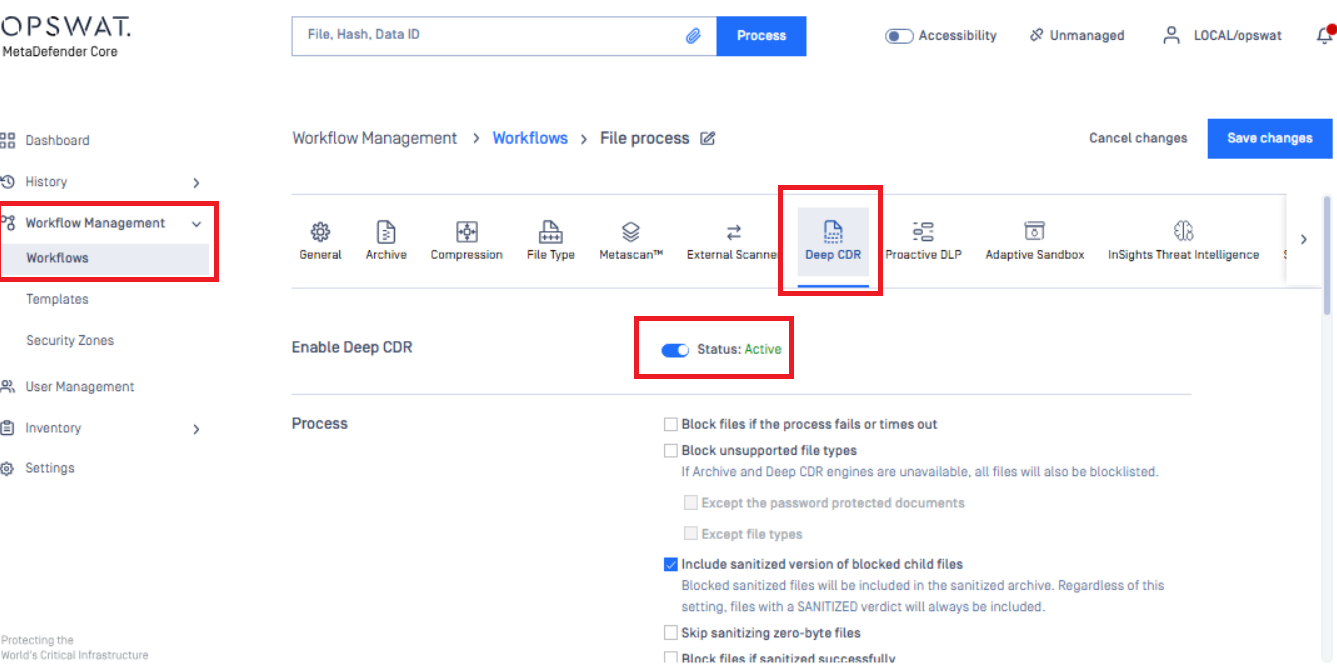 MetaDefender Coreの管理 :: MetaDefender Core / Kisok ハンズオン