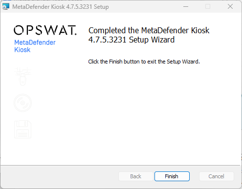 MetaDefender Kiosk のインストール :: MetaDefender Core / Kisok ハンズオン