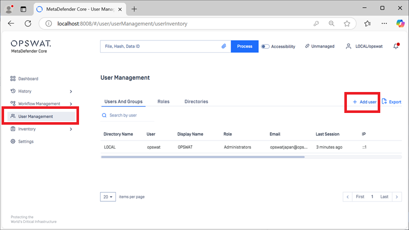 MetaDefender Kiosk の初期設定 :: MetaDefender Core / Kisok ハンズオン